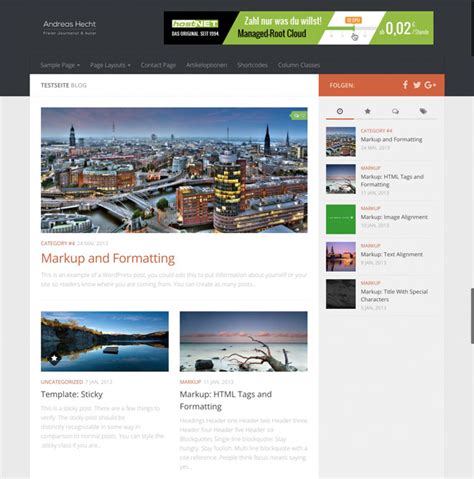 Hueman Wordpress Theme Free And Feature Packed Noupe