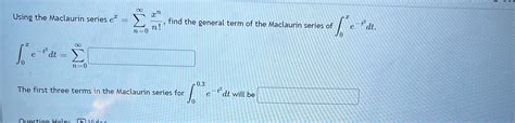 solved suppose the maclaurin series f x is