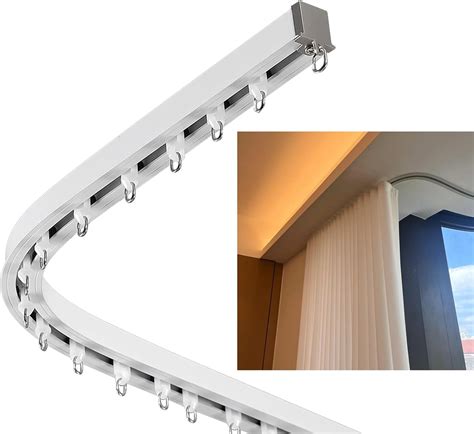 Flexible Curtain Rod Bendable Ceiling Track Integrated Room Divider