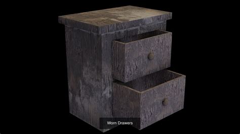 3d Model Collection Gravity Falls Attic Furniture Set Vr Ar Low Poly Cgtrader