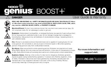 NOCO Boost Plus GB40 Manual: How to Use Lithium Jump Starter