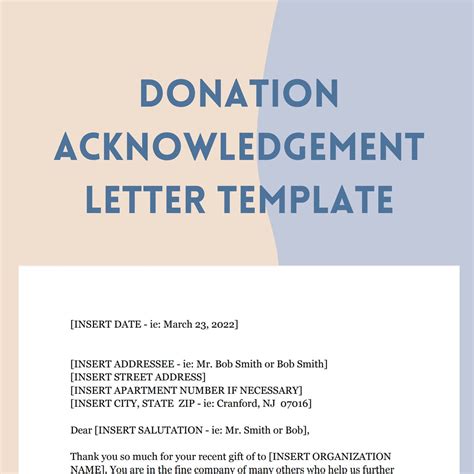 Donation Tax Receipt Thank You Letter Template Thank You For Your