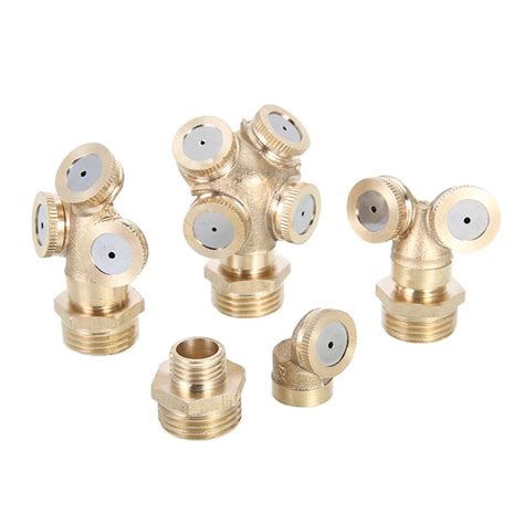 1234 Hole Brass Atomizing Spray Fitting Nebuliz Grandado