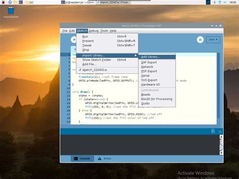 Play With Processing — Sunfounder Ulimate Raphael Kit For Raspberry Pi