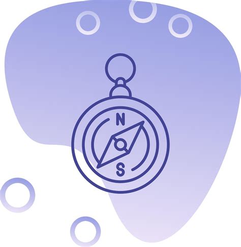 Compass Gradient Bubble Icon 37436165 Vector Art At Vecteezy