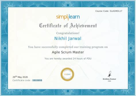 Nikhil Jarwal On Linkedin Simplilearn Agilemethodologies Scrummasters Learningneverstops