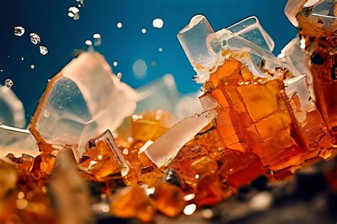 Plastic Bottle Crumble Microscopic View Of Plastic Fragments Bre Stock