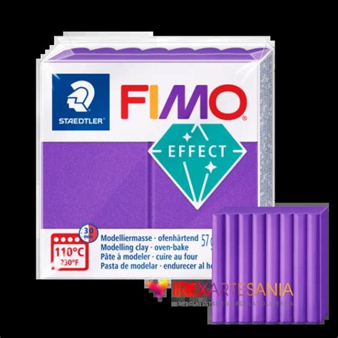 Fimo Effect Lila Metálico Irexartesanía