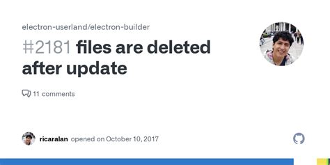 files are deleted after update · issue 2181 · electron userland