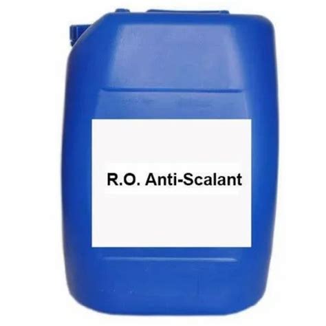 RO Antiscalant Water Treatment Chemical Packaging Type Can At Kg In Bhiwadi