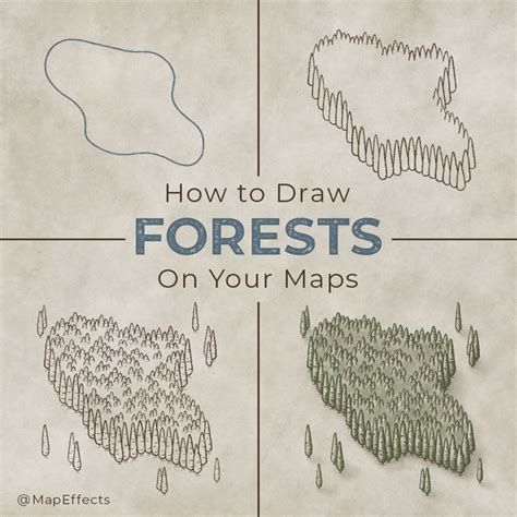 How To Draw Forests On Your Maps