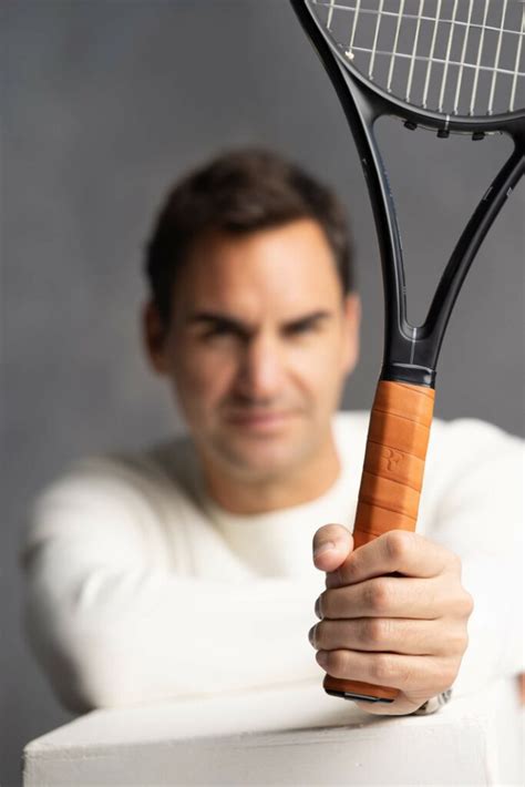Wilson And Roger Federer Unveil Groundbreaking Tennis Racket Line The Rf Collection Amer Sports