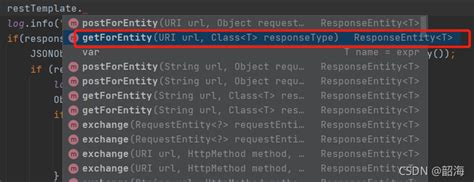使用resttemplate调用第三方接口 Csdn博客