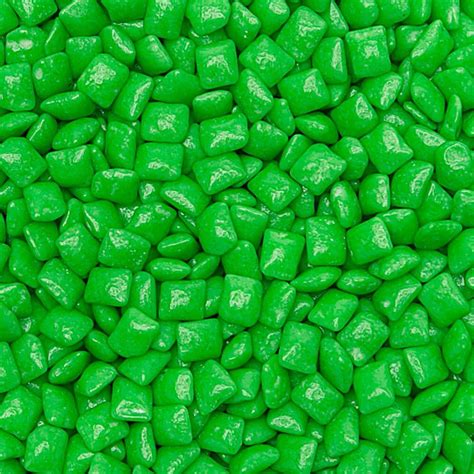 Tiny Chicle Squares Chewing Gum Green 1 5lb Jar