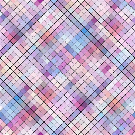 Geometric Abstract Pattern In Low Poly Style Seamless Image Stock Vector Illustration Of
