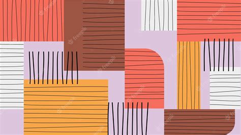 추상적인 기하학적 모양과 선 배경 프리미엄 벡터