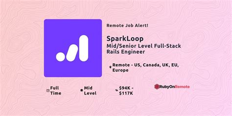 Sparkloop Is Hiring Remotely A Mid Senior Level Full Stack Rails Engineer R Rubyonremote