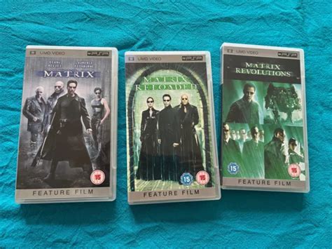 The Matrix Trilogy Bundle Psp Umd Feature Film £2000 Picclick Uk