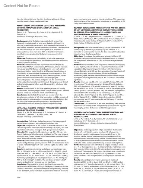 Percutaneous Occlusion Of Left Atrial Appendage Echocardiography