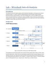 Lab Wireshark Intro And Analysis Pdf Lab Wireshark Intro Analysis Built On Labs By