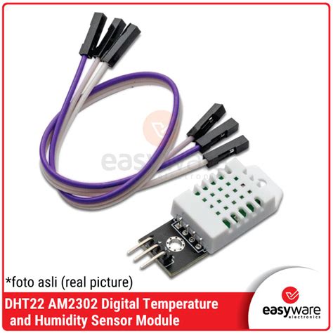 Dht22 Dht 22 Am2302 Humidity And Temperature Sensor Suhu Dht22 Lazada