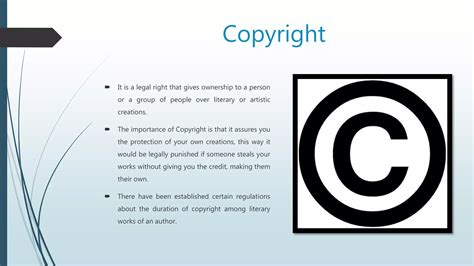 Intellectual Property Copyright Ethics Pptx