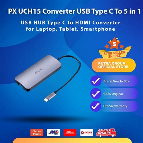 Jual Usb Hub Type C To Hdmi Converter Adapter For Hp Laptop In Px