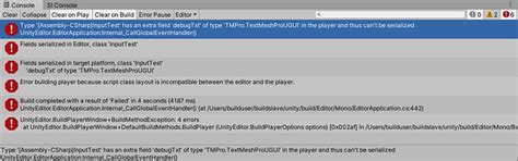 Type Has An Extra Field Of Type In The Player And Thus Cant Be