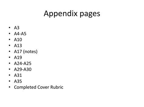 PPT Appendix Pages PowerPoint Presentation Free Download ID