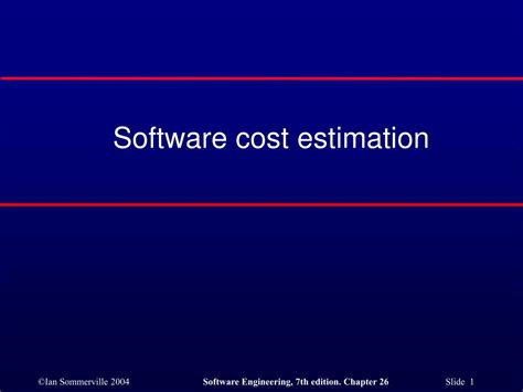 Ppt Software Cost Estimation Powerpoint Presentation Free Download