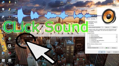 How To Enabledisable Click Sound Windows 10 2020 Youtube