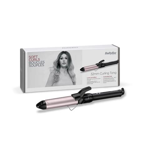 Маша за коса BaByliss Pro, 32мм, Черна със златисто