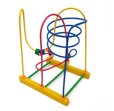 Aramado Montanha Russa Brinquedo Didático Bebê 1 Ano Colorido