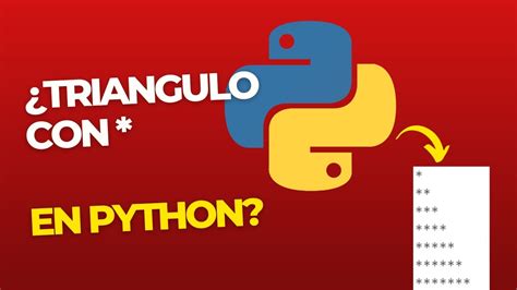 ¿como Hacer Un Triangulo Con En Python Youtube