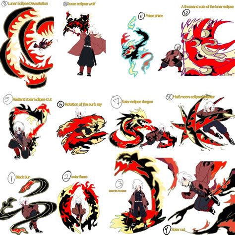 Kny Eclipse Breath Desenho De Cavaleiro Samurai Desenho Escrevendo