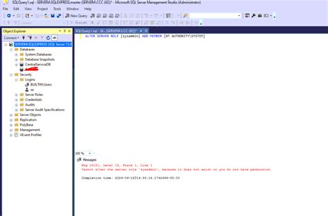 Sql Server No Logins Showing Under Sql Instance As Admin And Sa Database Administrators