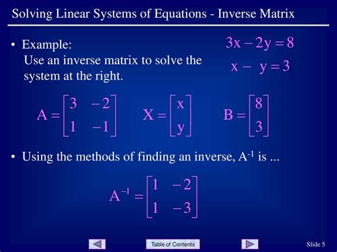Solving Linear Systems of Equations - Inverse Matrix - ppt download