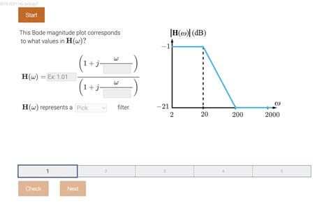 Solved This Bode Magnitude Plot Correspondsto What Values In