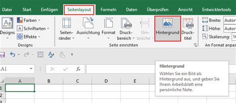 Zwei Varianten Ein Wasserzeichen In Excel Einzufügen