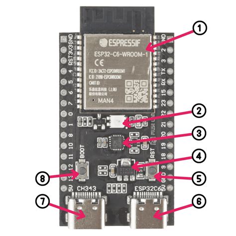 Placa Zigbee Model Esp32 Esp32 C6 Wifi 6 Ble 5 0 Emag Ro