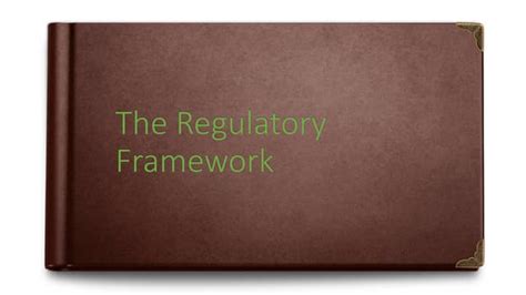 Chap 12 The Regulatory Frameworkpptx