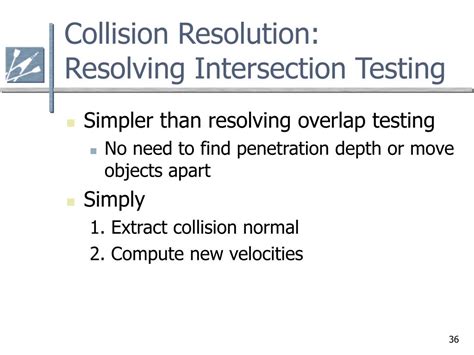 Ppt Chapter 4 2 Collision Detection And Resolution Powerpoint Presentation Id 3110727