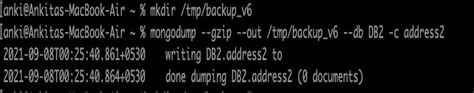 how to back up and restore a mongodb database geeksforgeeks