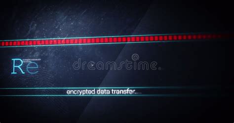 animation of receiving text flickering digital interface on screen