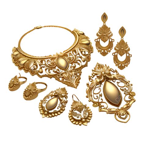 Gold Necklace Clipart
