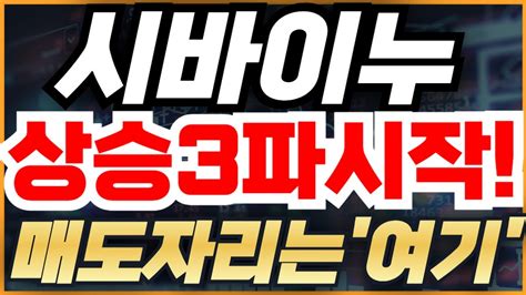 시바이누 코인 🔥 상승 3파 시작🚨매도자리는 여기 입니다🚨 시바이누전망 시바이누호재 시바이누목표가