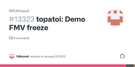 topatoi demo fmv freeze · issue 13323 · rpcs3 rpcs3 · github