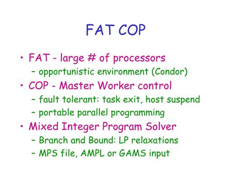 ppt fatcop a mixed integer program solver powerpoint presentation