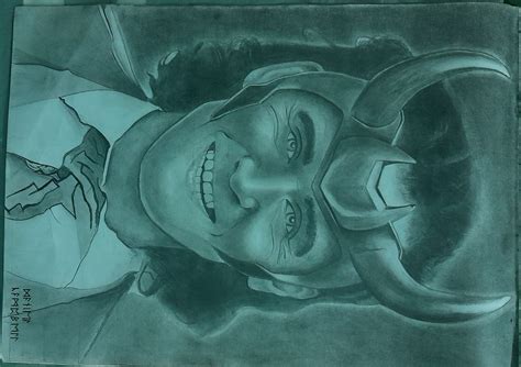 LOKI GRID METHOD SKETCH Marvel Art Drawings Loki Drawing Drawing People Faces