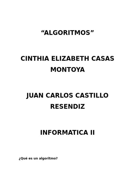 Algoritmos Pdf